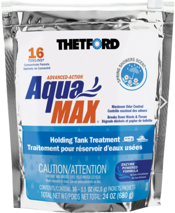 AQUAMAX TOSS-INS SPRING SHOWERS 16 DISSOLVABLE PACKETS | Récréashop