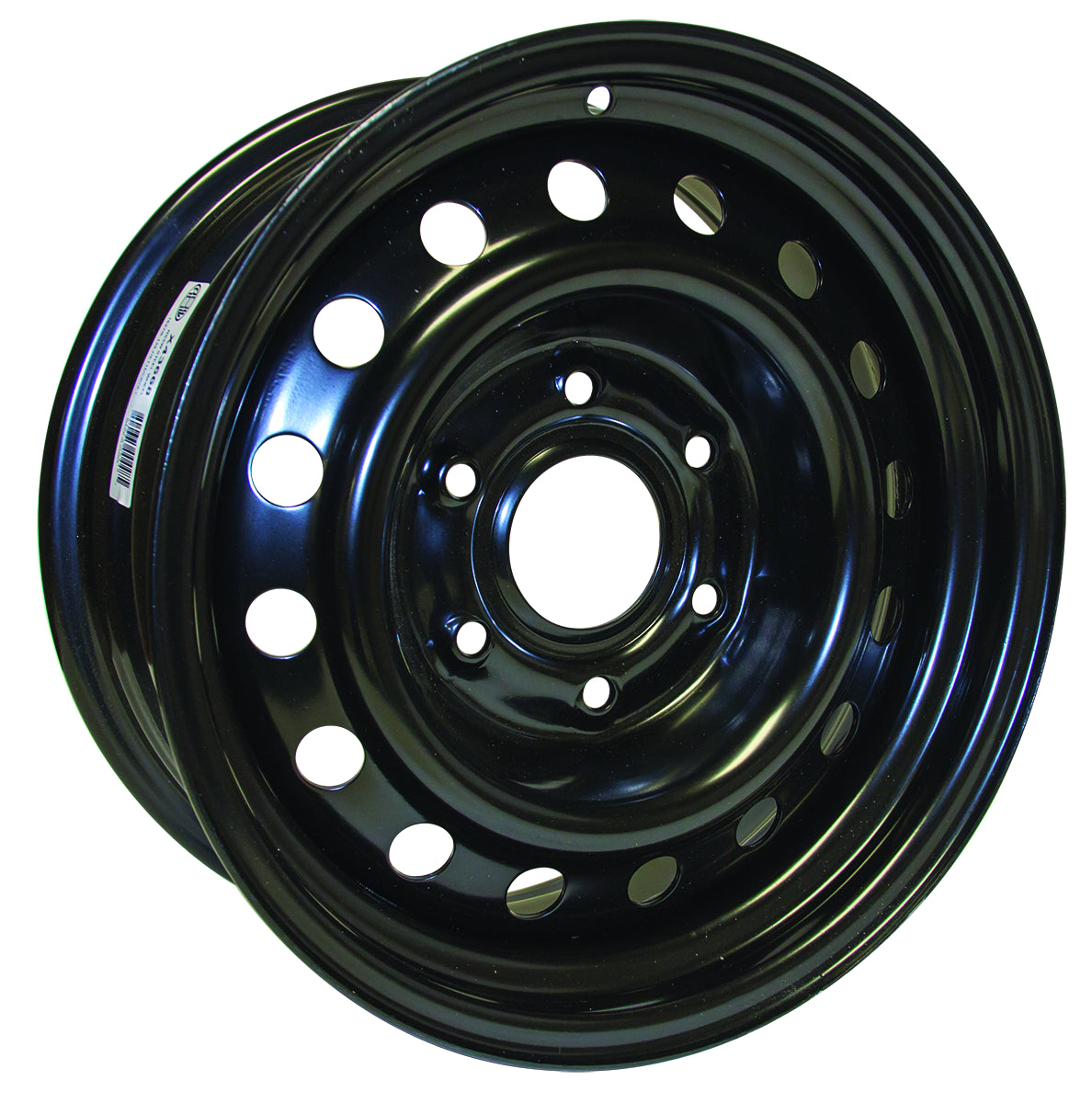 Roue d'acier 16x7 6x139.7 ET16 CB78.1 Noir | Récréashop